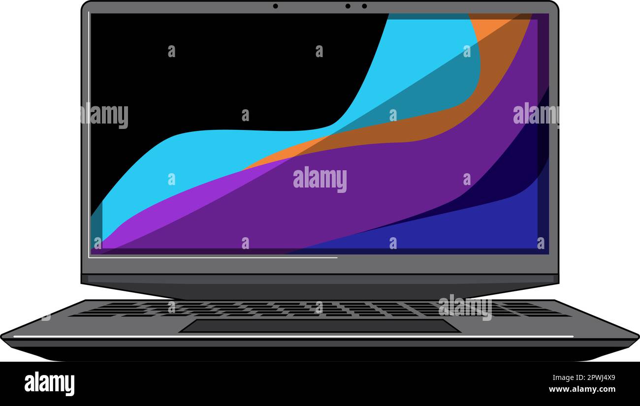 internet laptop gaming cartoon. game computer, pc online internet ...