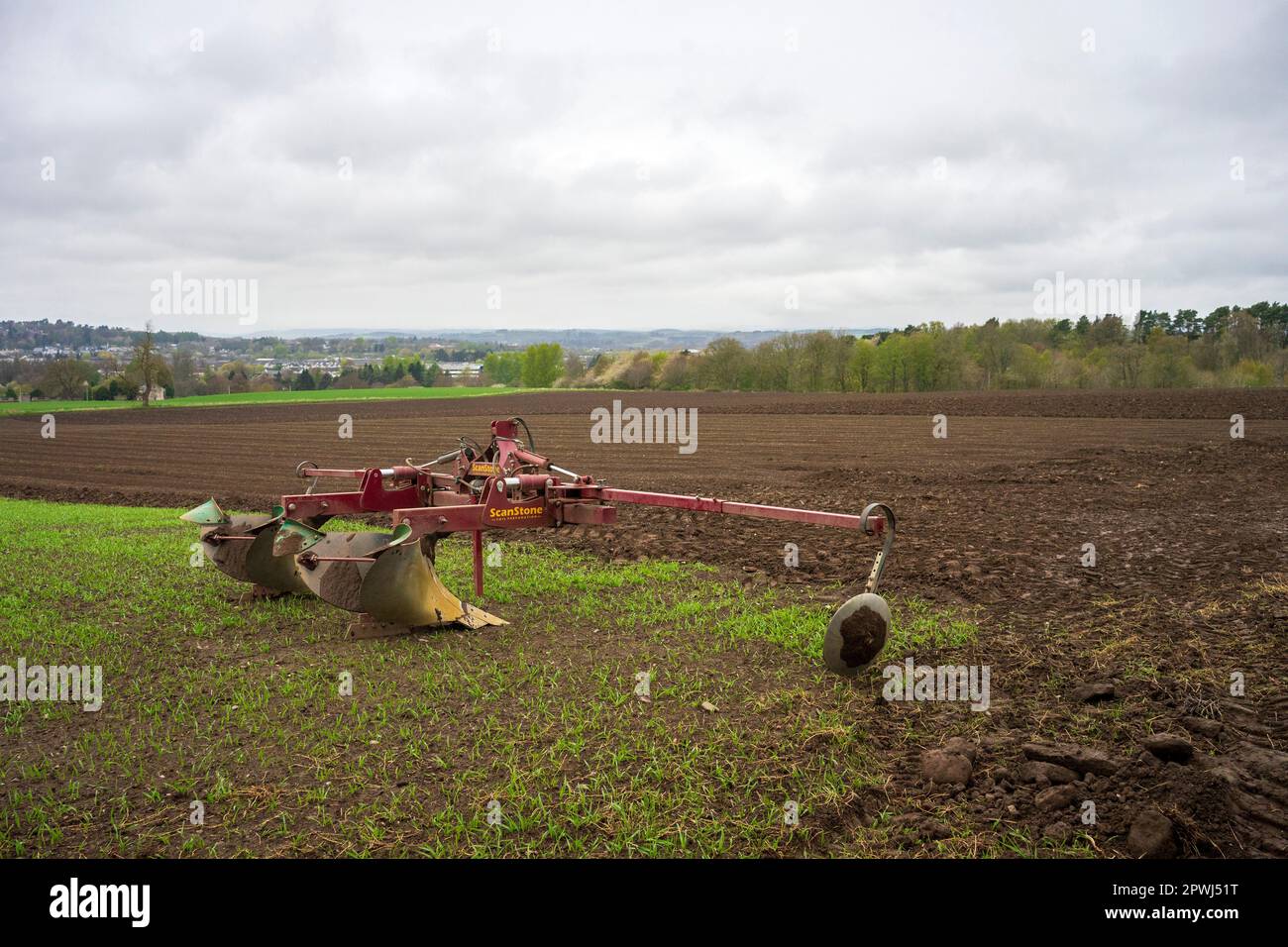Village of Scone outside Perth Scotland home to the Stone of Scone ...