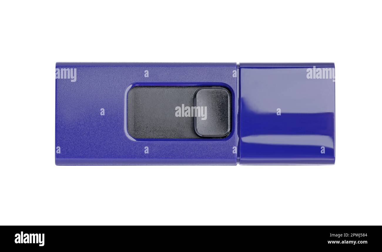 Blue usb flash drive Cut Out Stock Images & Pictures - Alamy