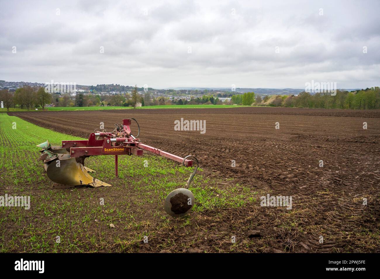Village of Scone outside Perth Scotland home to the Stone of Scone ...