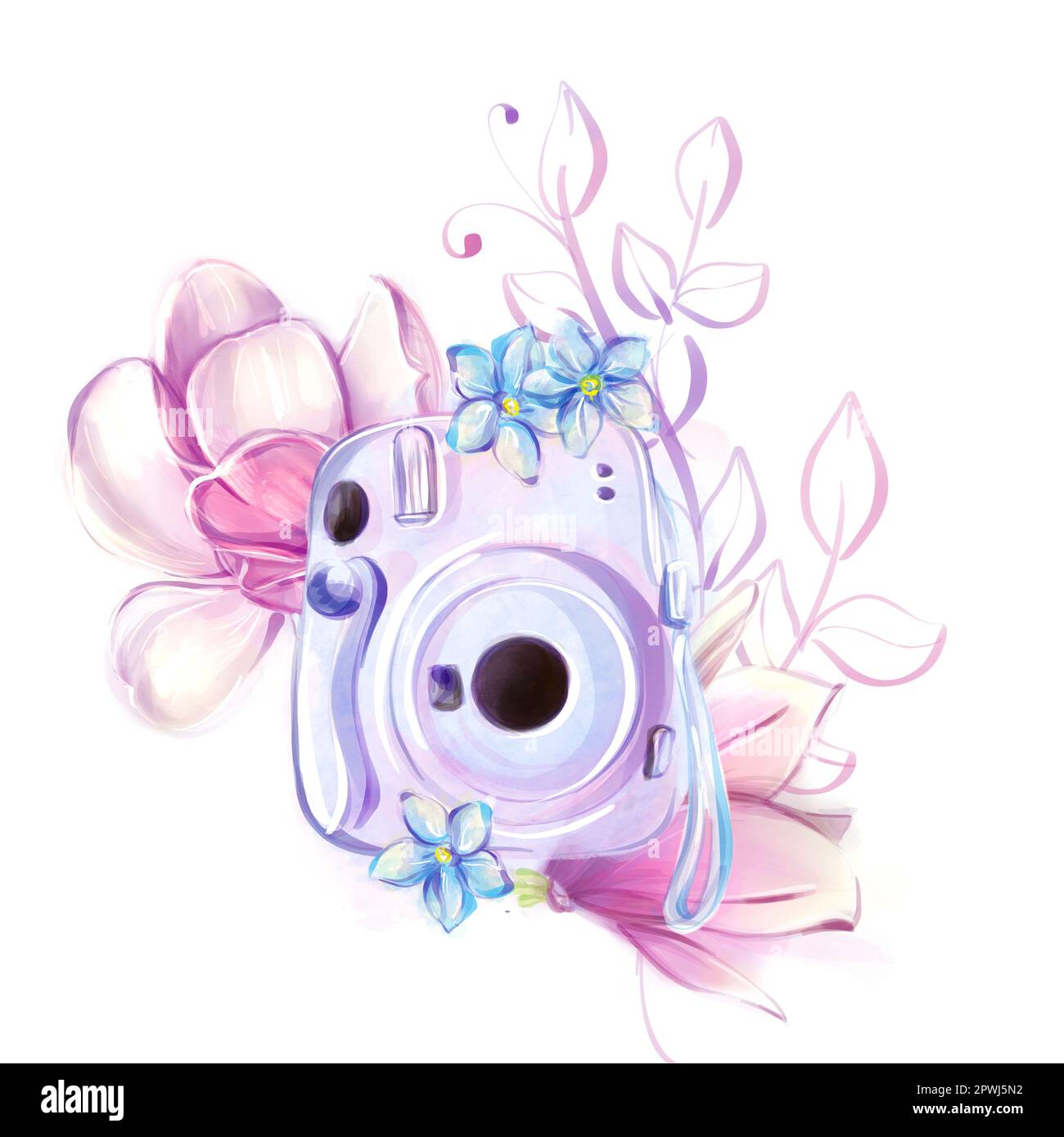 Instant camera icon in Cut Out Stock Images & Pictures - Alamy