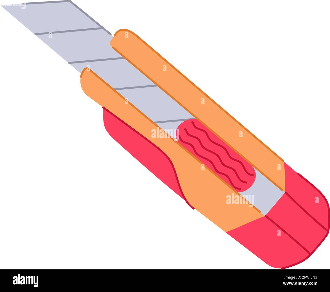 box cutter knife cartoon. paper utility, blade tool box cutter knife ...