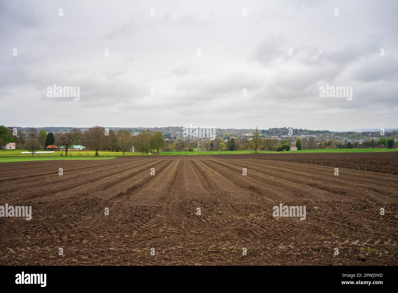 Village of Scone outside Perth Scotland home to the Stone of Scone ...