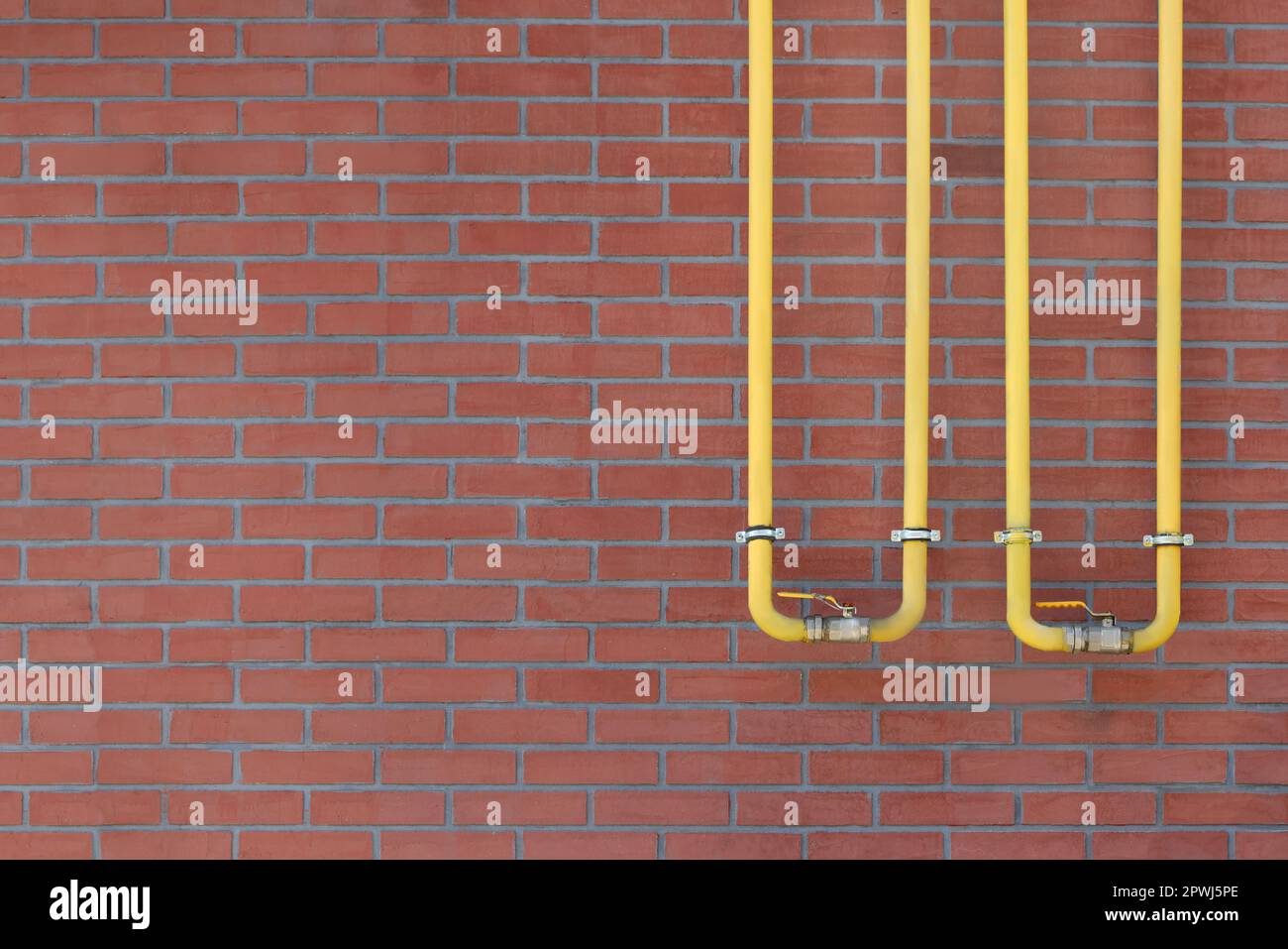 Natural gas pipes on wall hi-res stock photography and images - Alamy