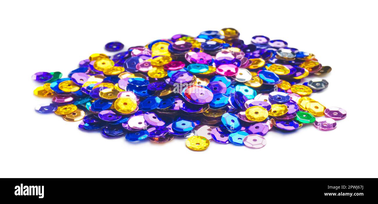 Colorful sequins hi-res stock photography and images - Alamy