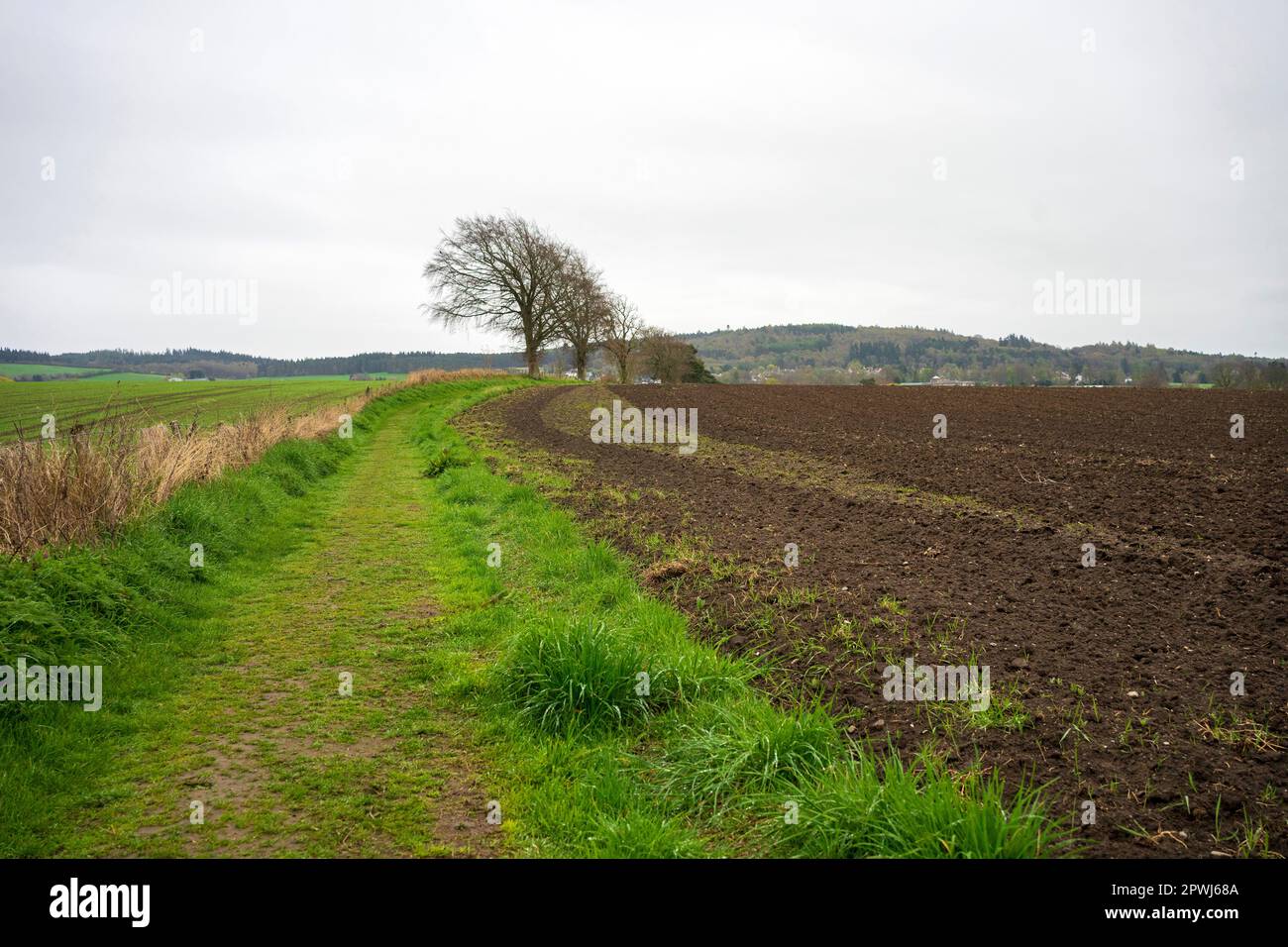 Village of Scone outside Perth Scotland home to the Stone of Scone ...