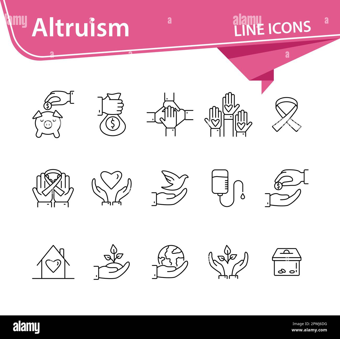 Altruism Stock Vector Images - Alamy