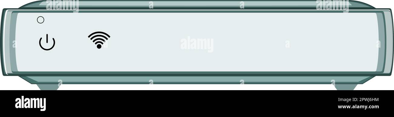 hub dsl modem cartoon. lan antenna, connection ethernet hub dsl modem ...