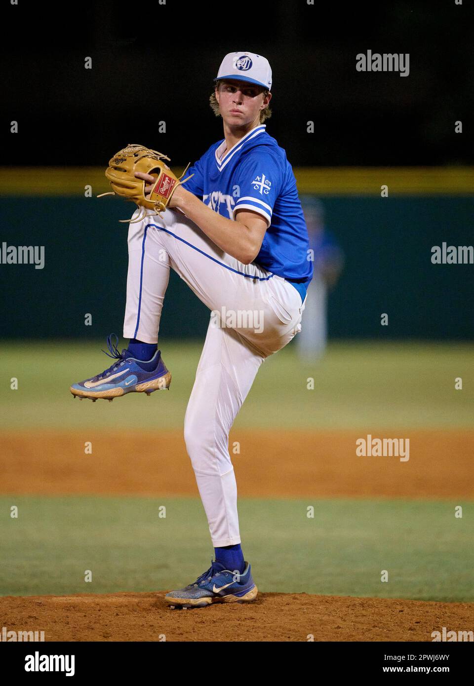 Tampa Jesuit Tigers pitcher Wilson Andersen (3) during a High School ...