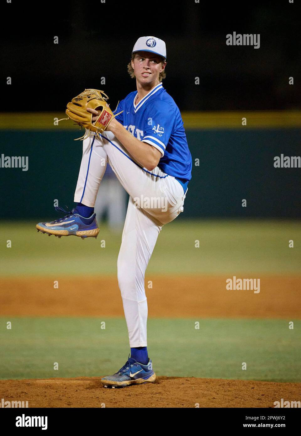 Tampa Jesuit Tigers pitcher Wilson Andersen (3) during a High School ...