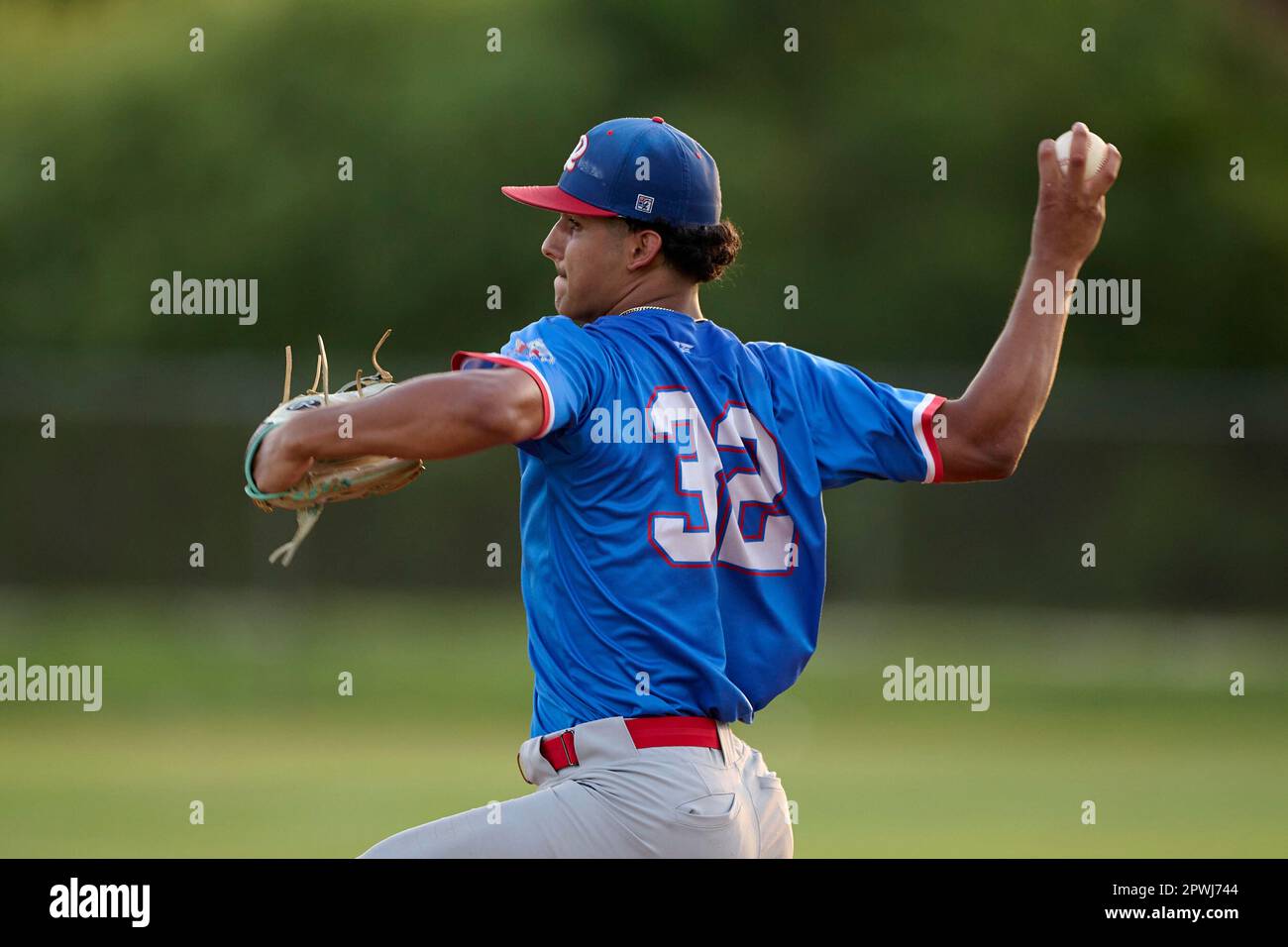Reborn Christian Academy Knights pitcher Charlee Soto (32) during a ...