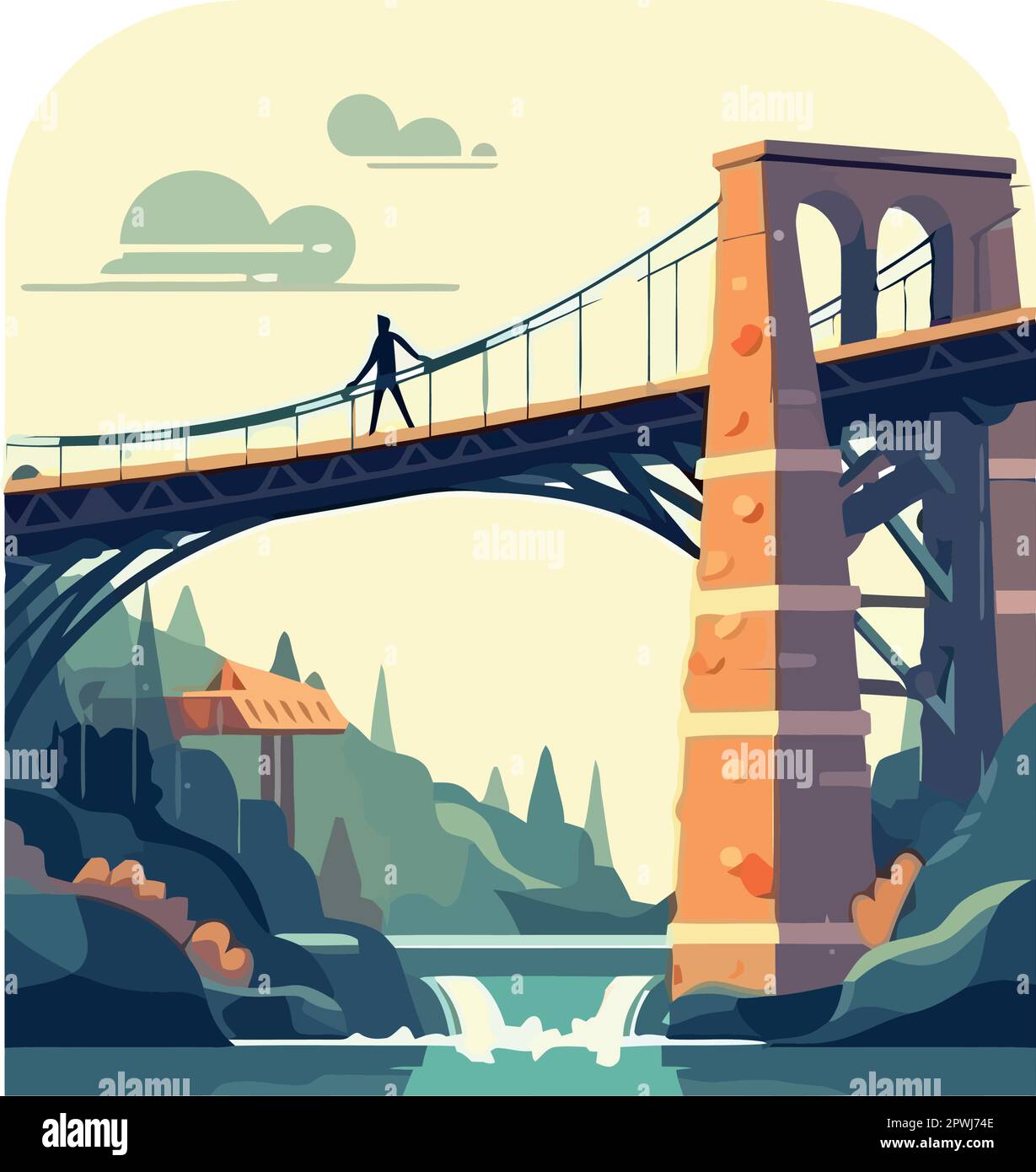 Bridge male Cut Out Stock Images & Pictures - Alamy