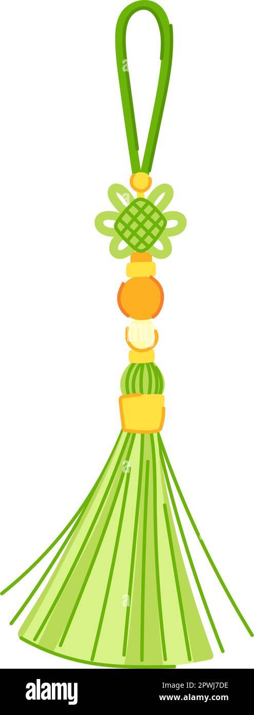 string tassel rope cartoon. brush gold, curtain cord string tassel rope ...