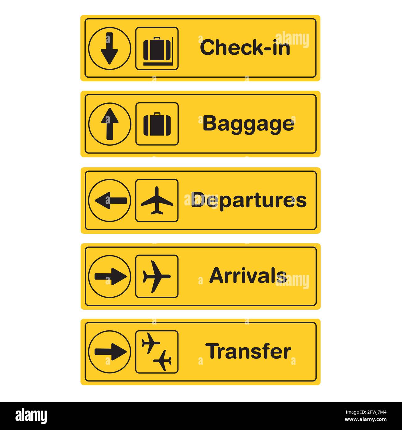 Airport Signs Clipart