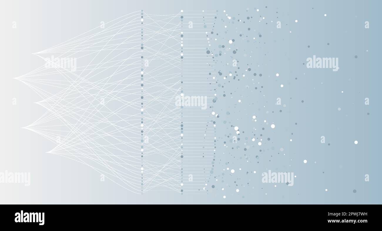 Big data visual information background. Social network concept ...