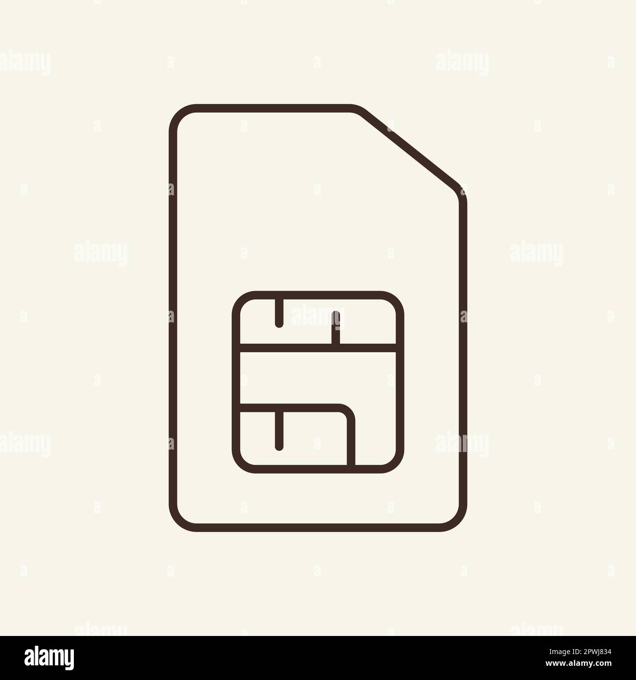 Sim business logo Stock Vector Images - Alamy