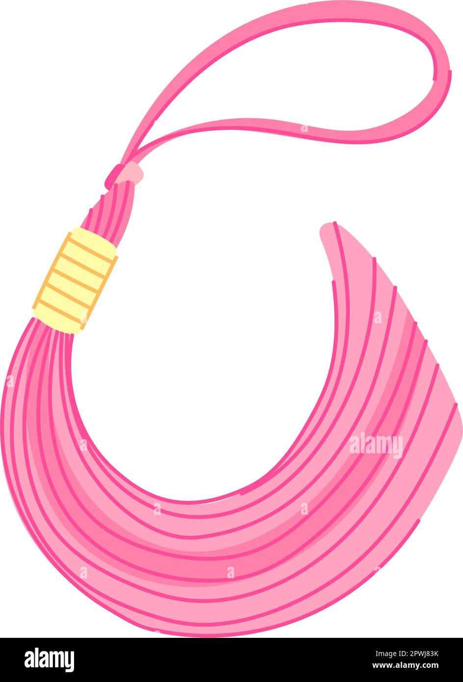 brush tassel rope cartoon. gold curtain, cord golden brush tassel rope ...