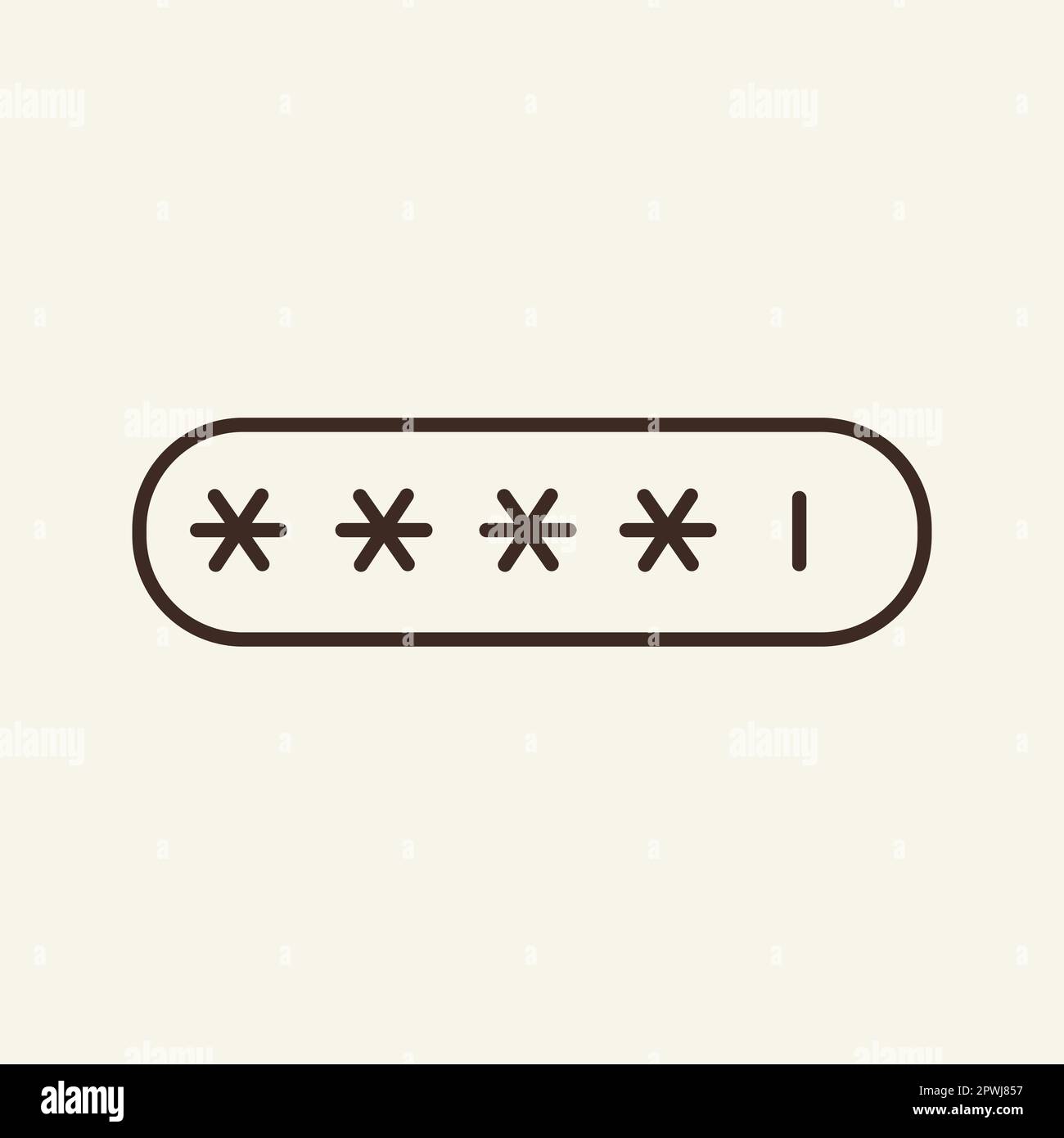 Asterisks login Stock Vector Images - Alamy