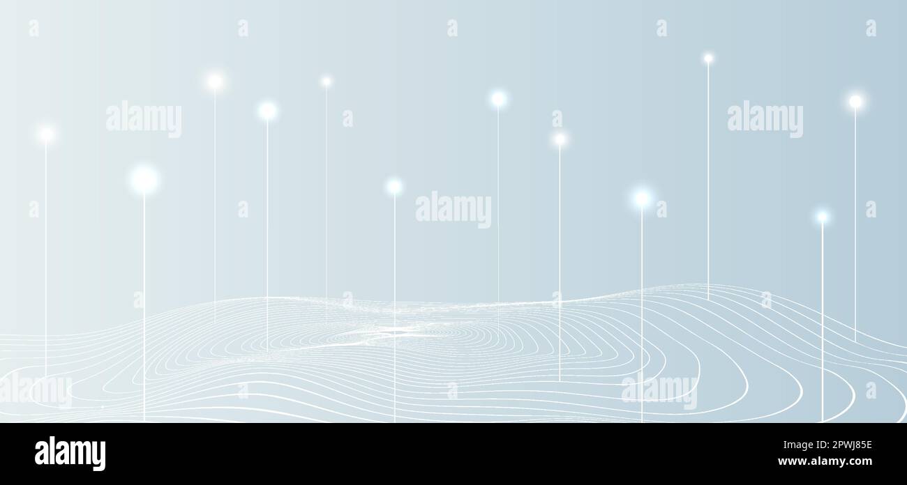 Big data visual information background. Social network concept ...