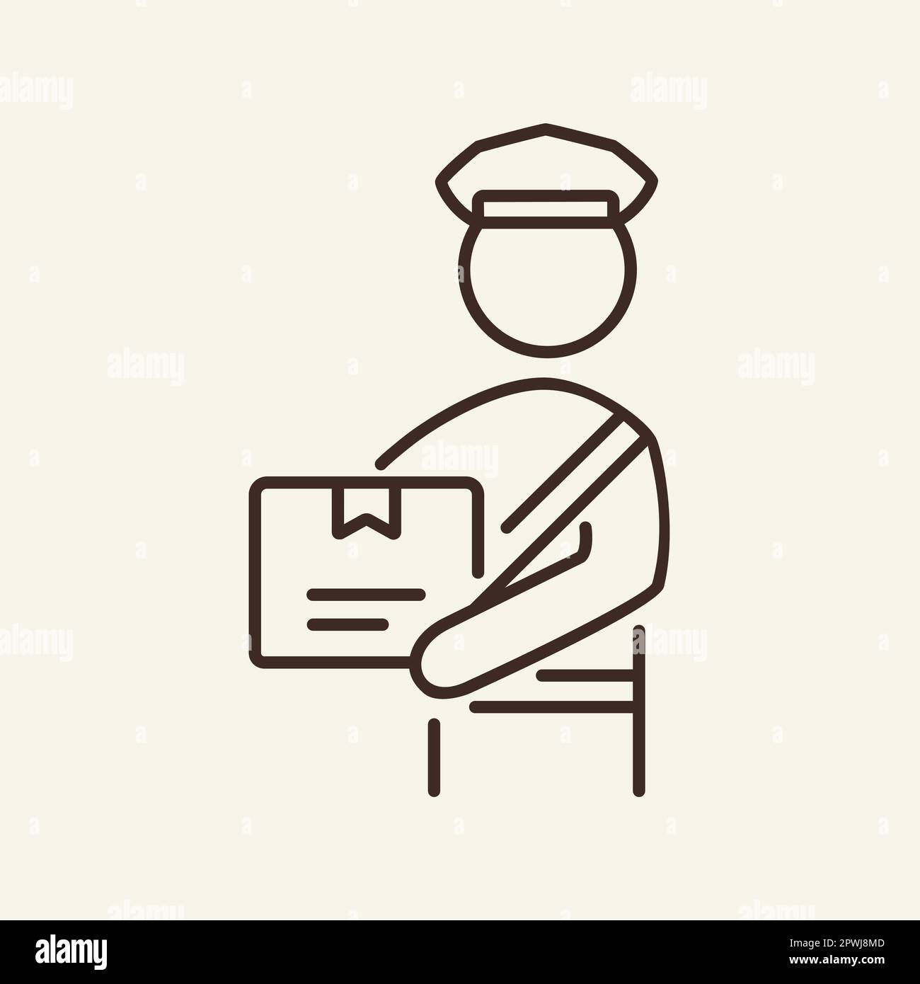 Customs and border protection inspection Stock Vector Images - Alamy