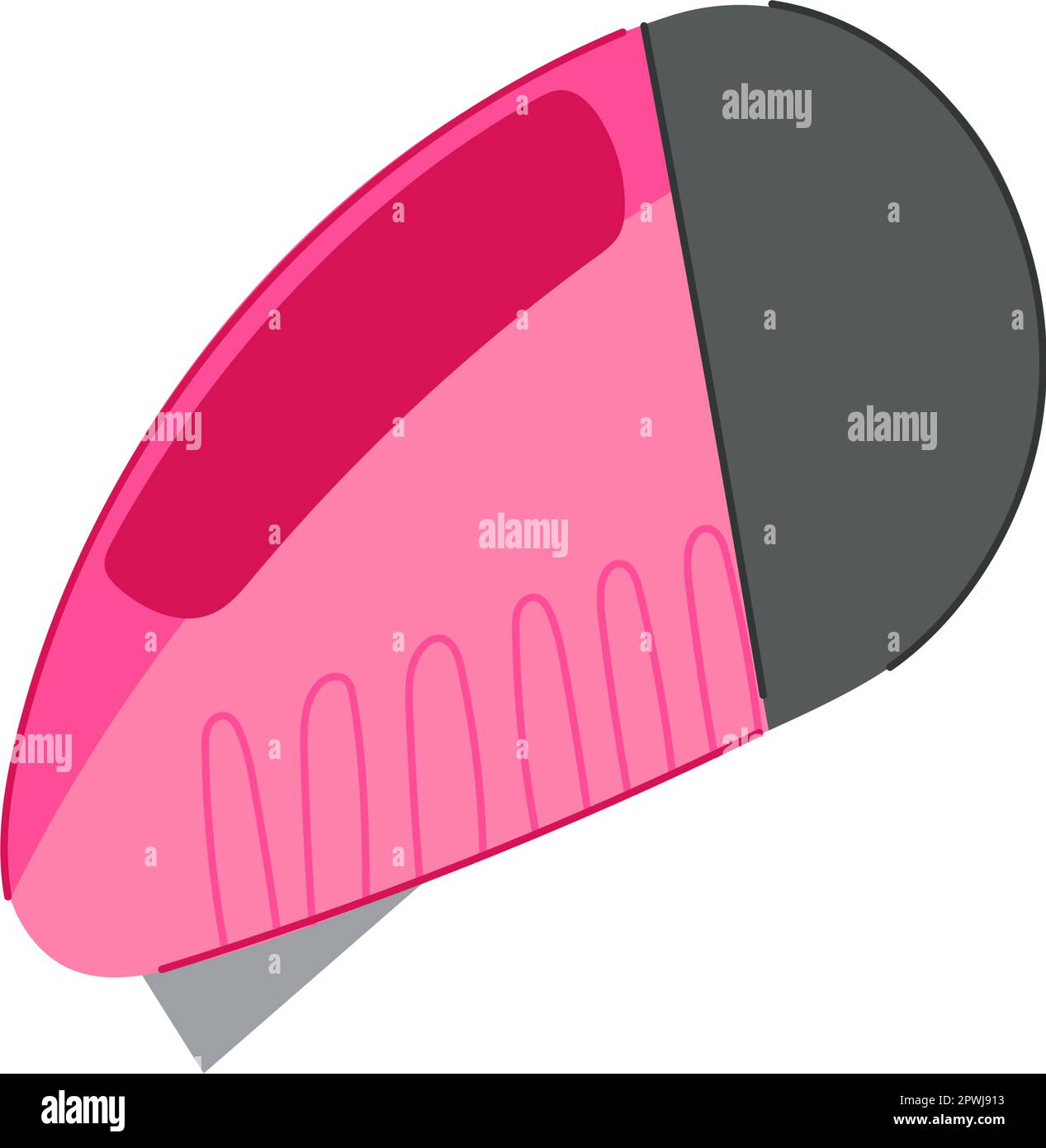 tool cutter knife cartoon. sharp office, cut stationery tool cutter ...