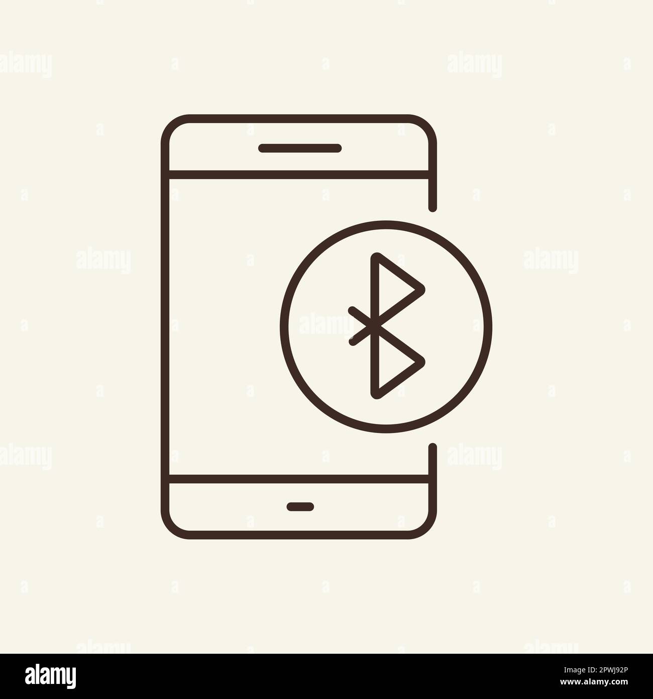 Bluetooth signal Stock Vector Images - Alamy