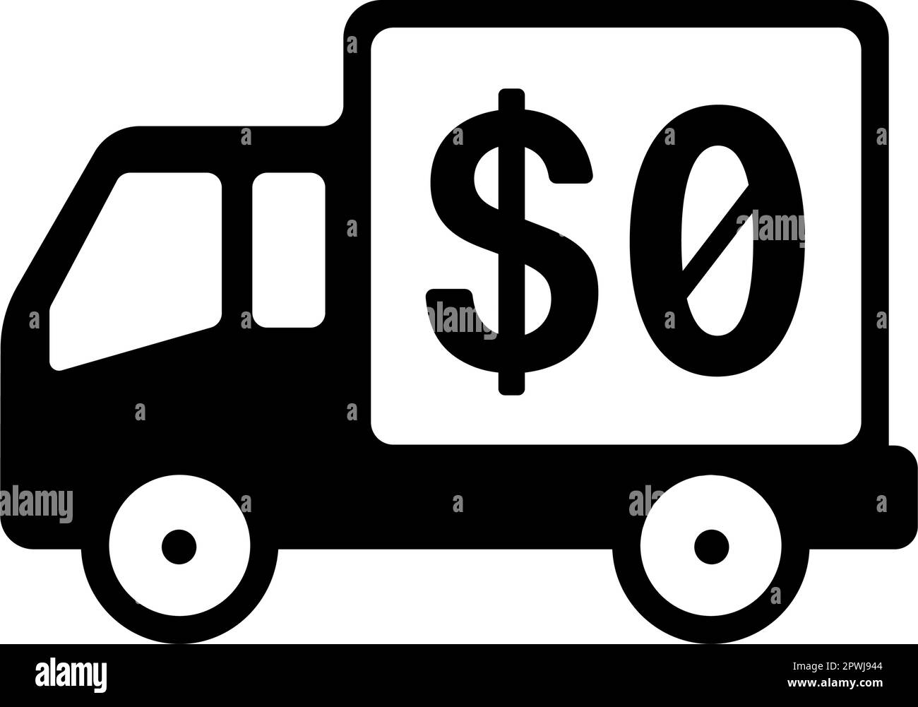 Free shipping service vector icon illustration Stock Vector Image & Art ...