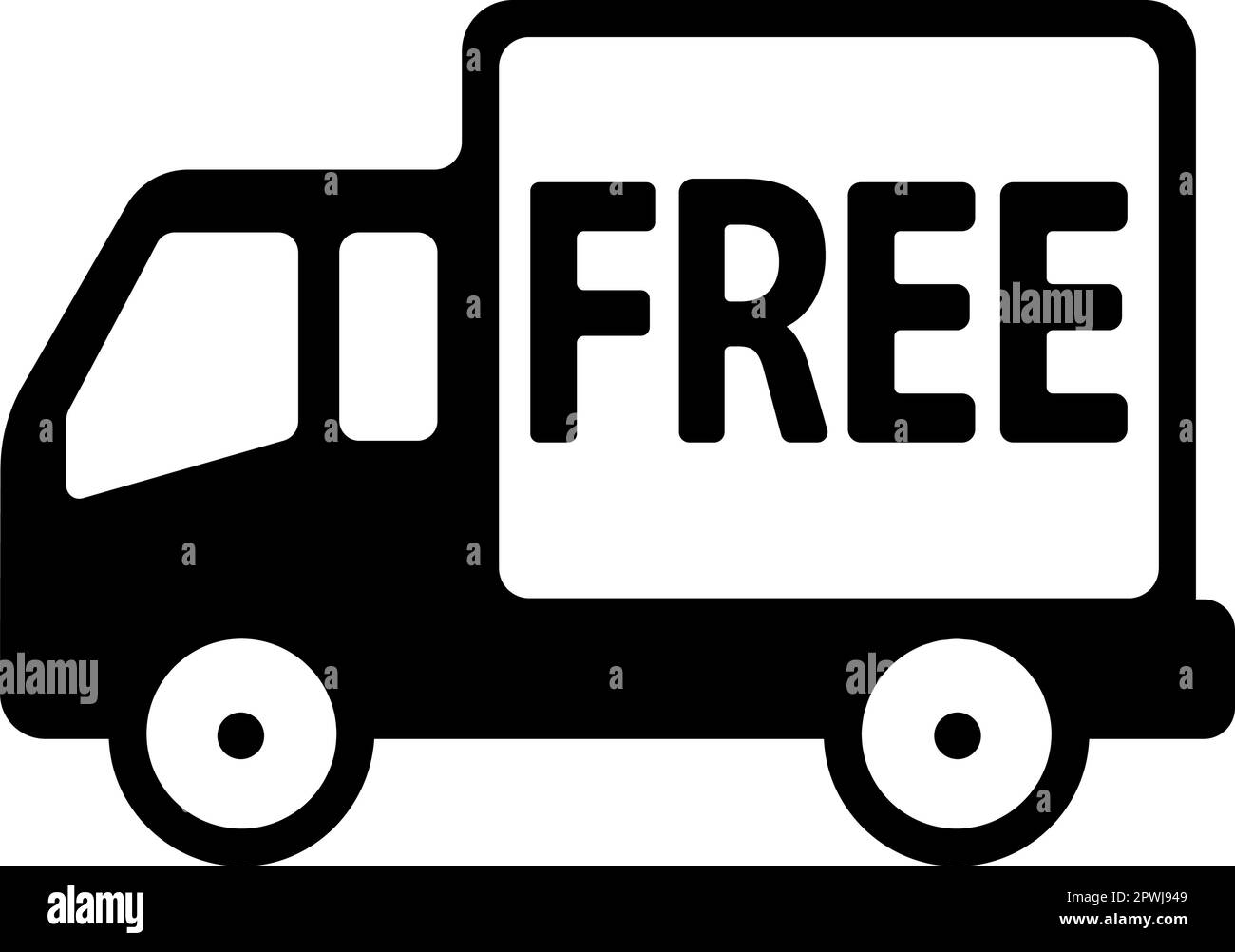 Free shipping service vector icon illustration Stock Vector Image & Art ...