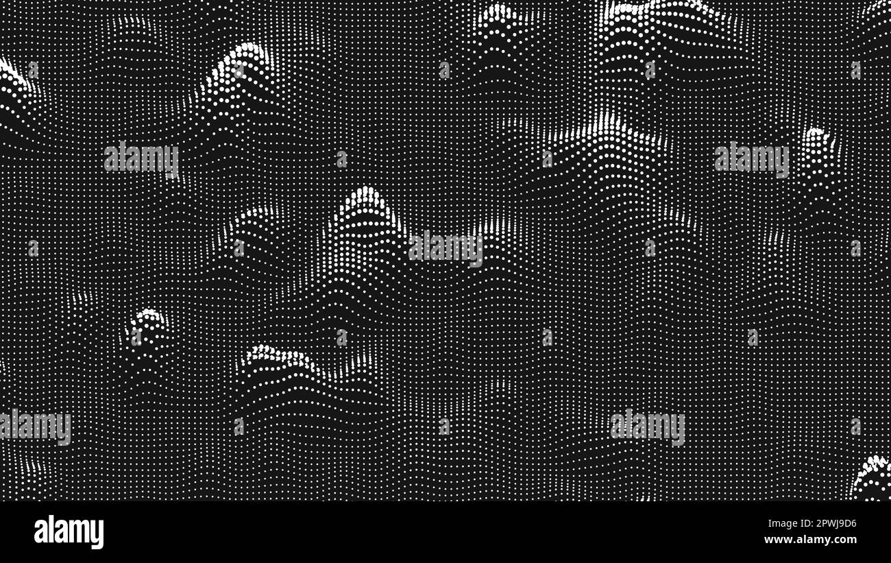 Point wave bump texture. Abstract dot background. Technological ...