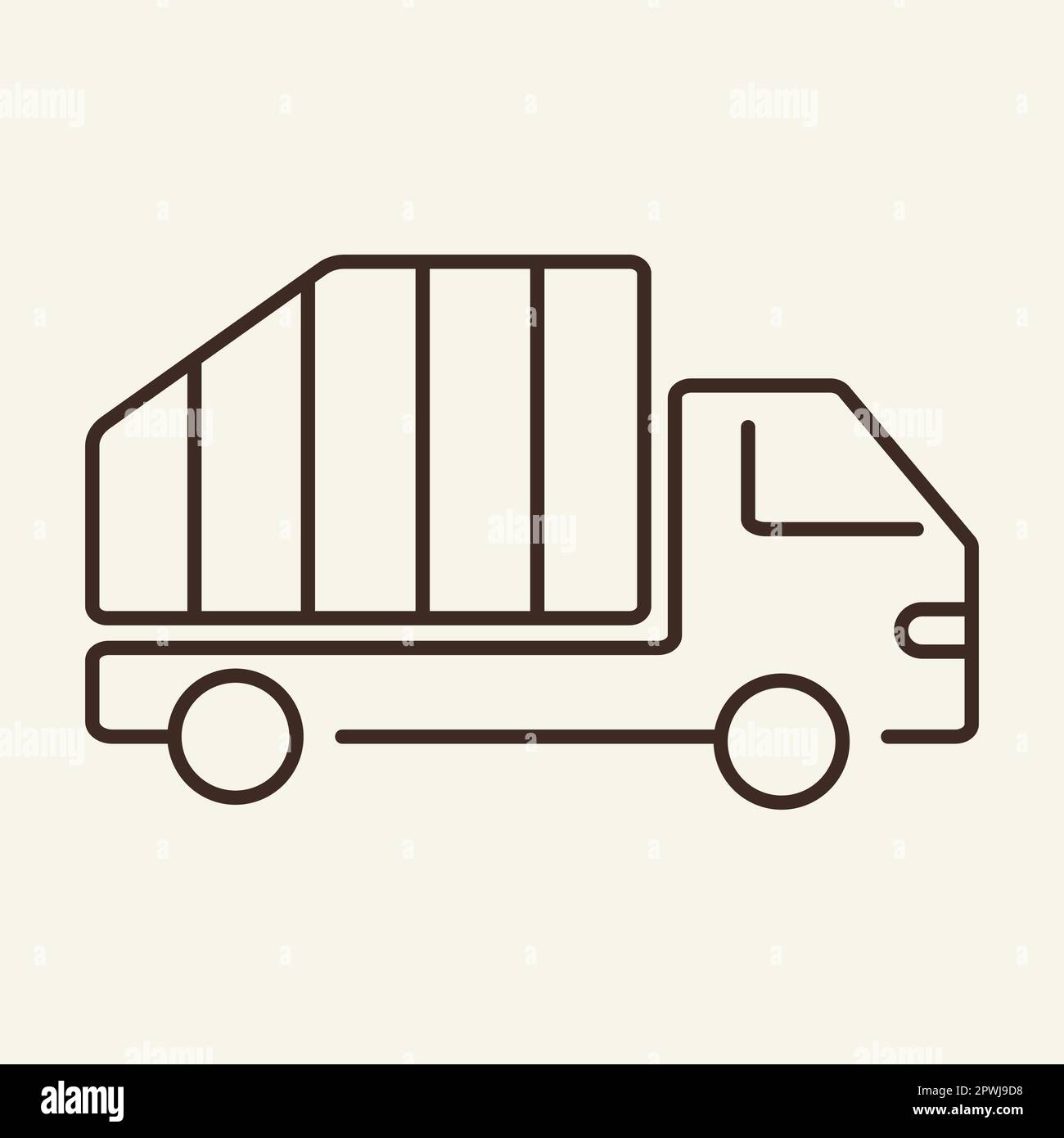 Illustration garbage collector rubbish Stock Vector Images - Alamy