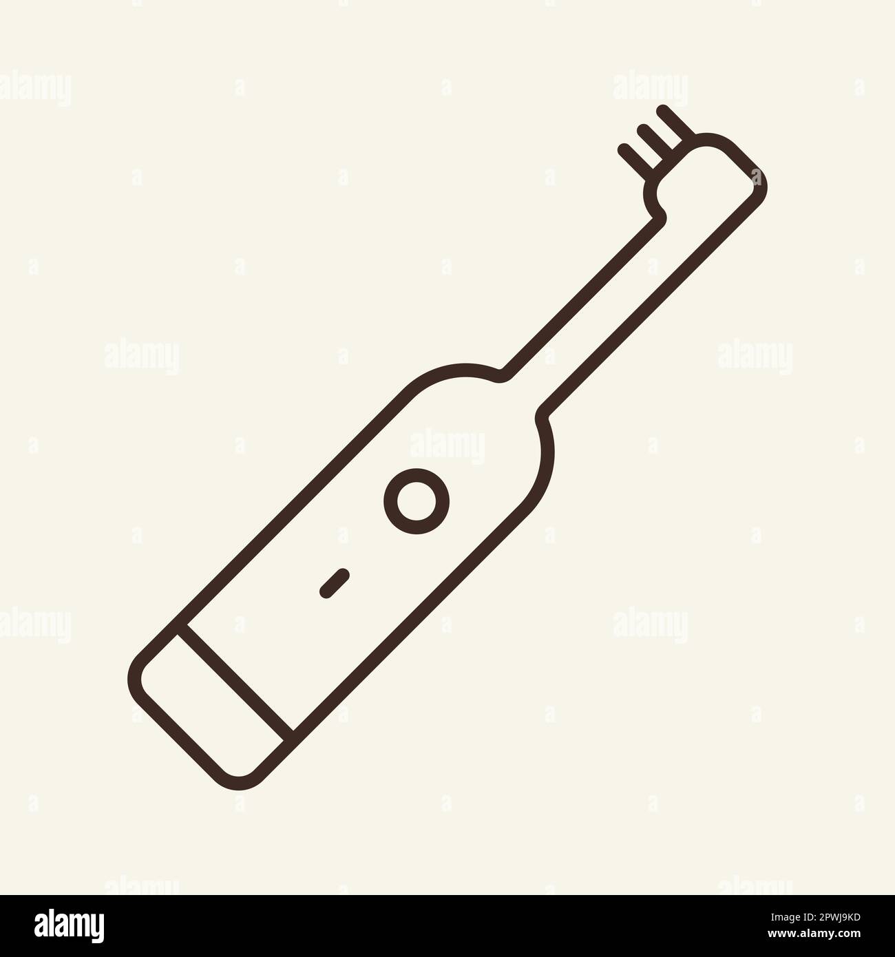 Electric toothbrush icon simple Stock Vector Images - Alamy