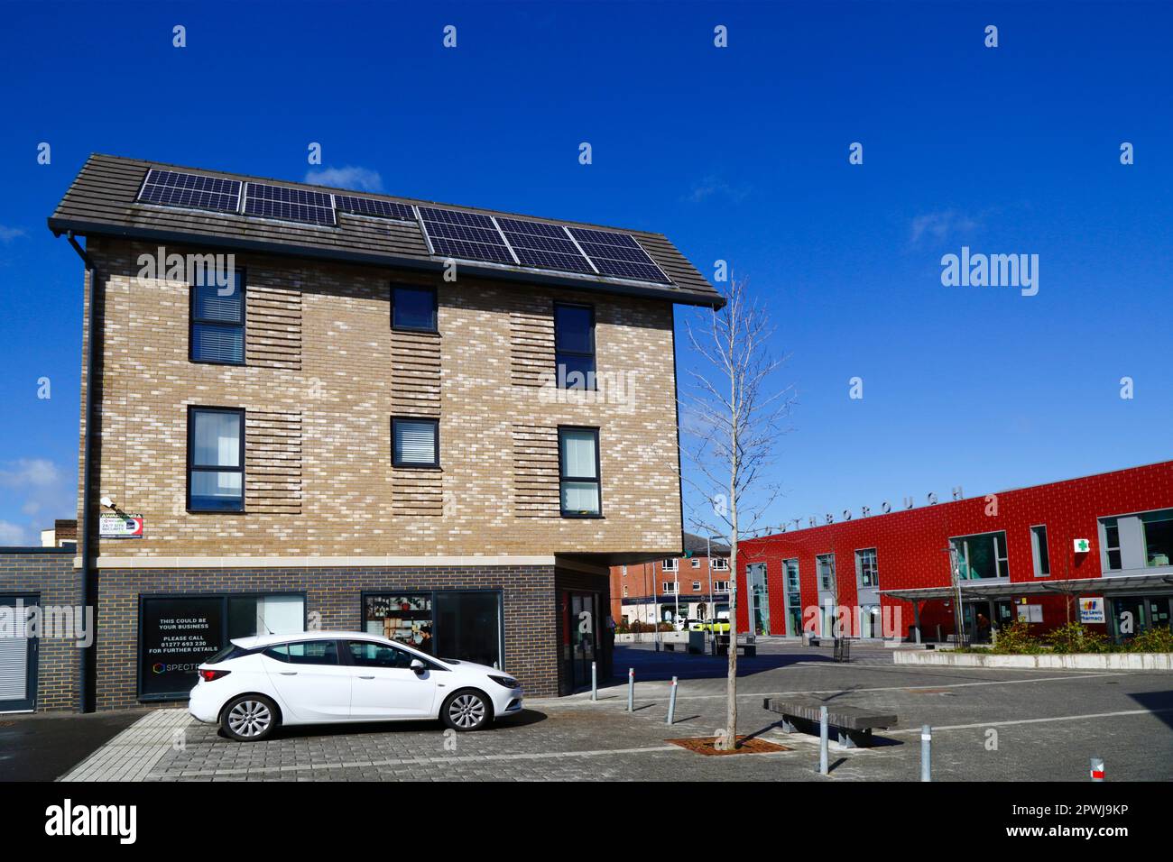 Spectrum Marketing Suite office building (L) and the new Southborough ...