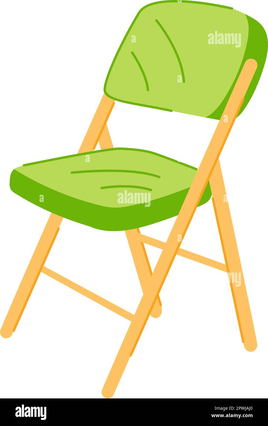 sit folding chair cartoon. arm relax, furniture seat sit folding chair ...
