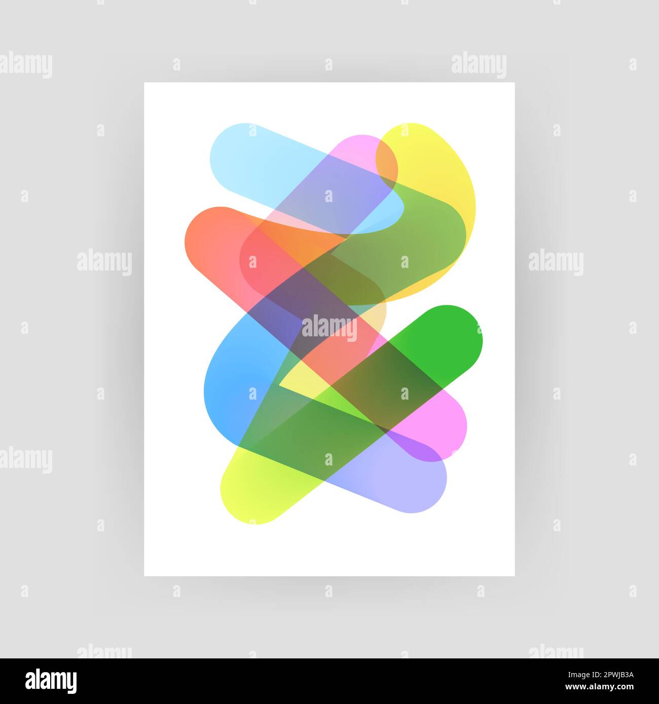 Modern White Colorful Poster Stock Vector Image & Art - Alamy