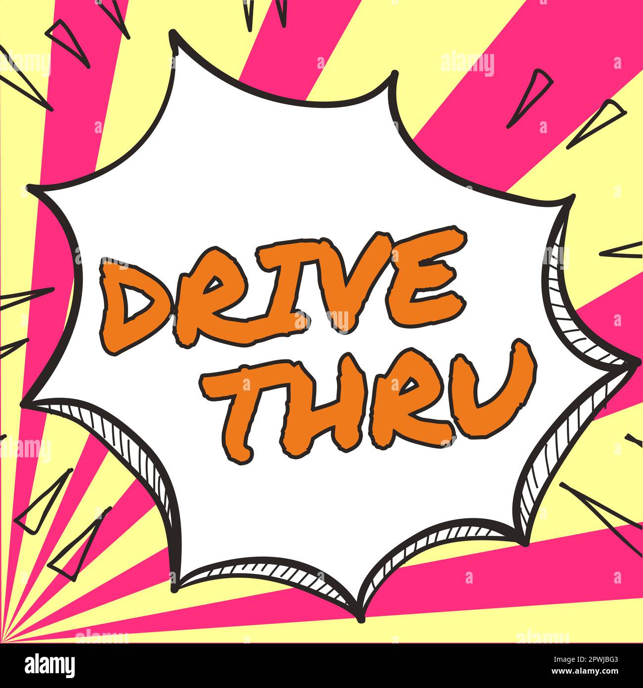 Inspiration showing sign Drive Thru, Internet Concept place where you ...