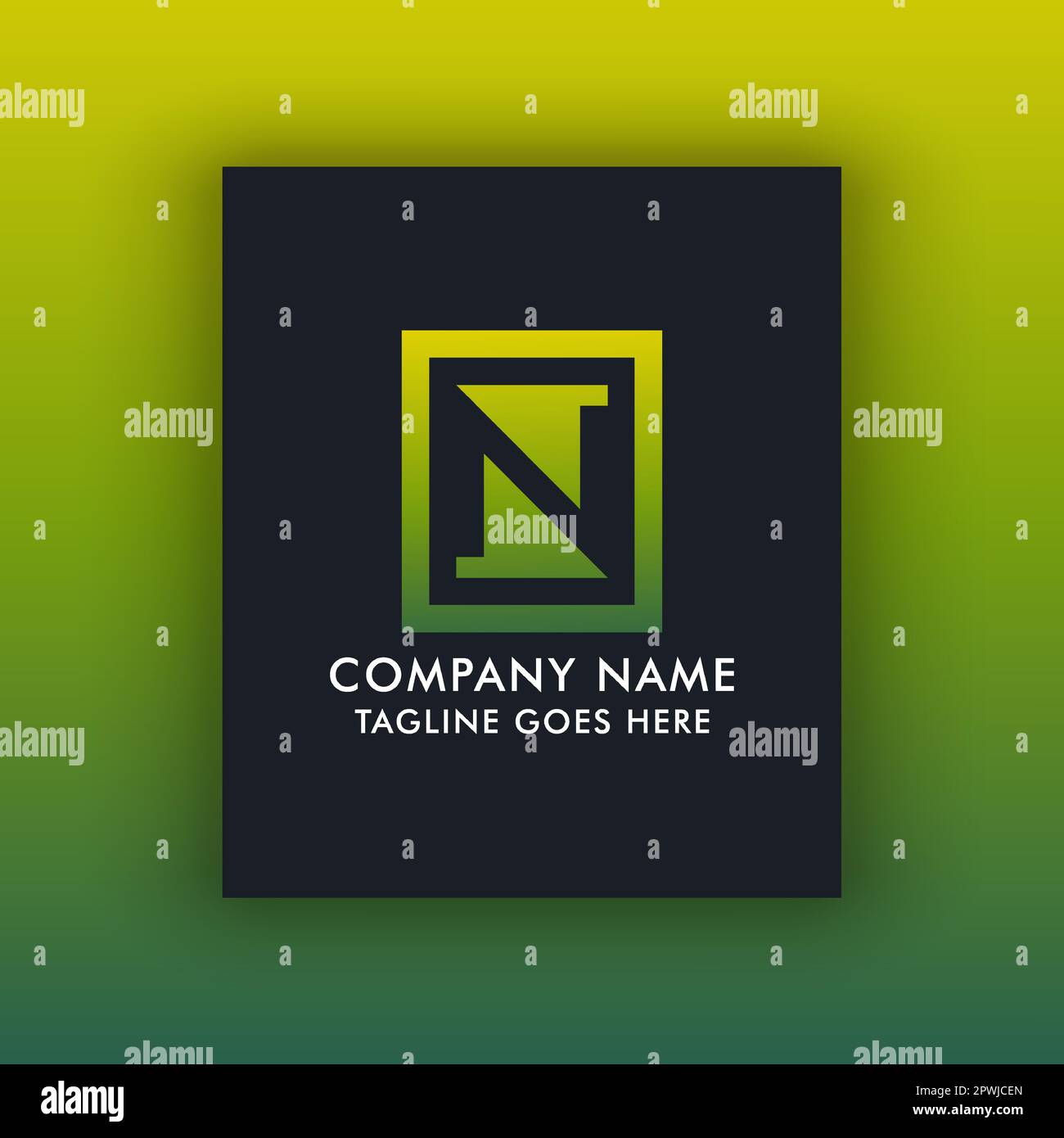 Letter N logo design template. Editable, resizable, vector illustration ...
