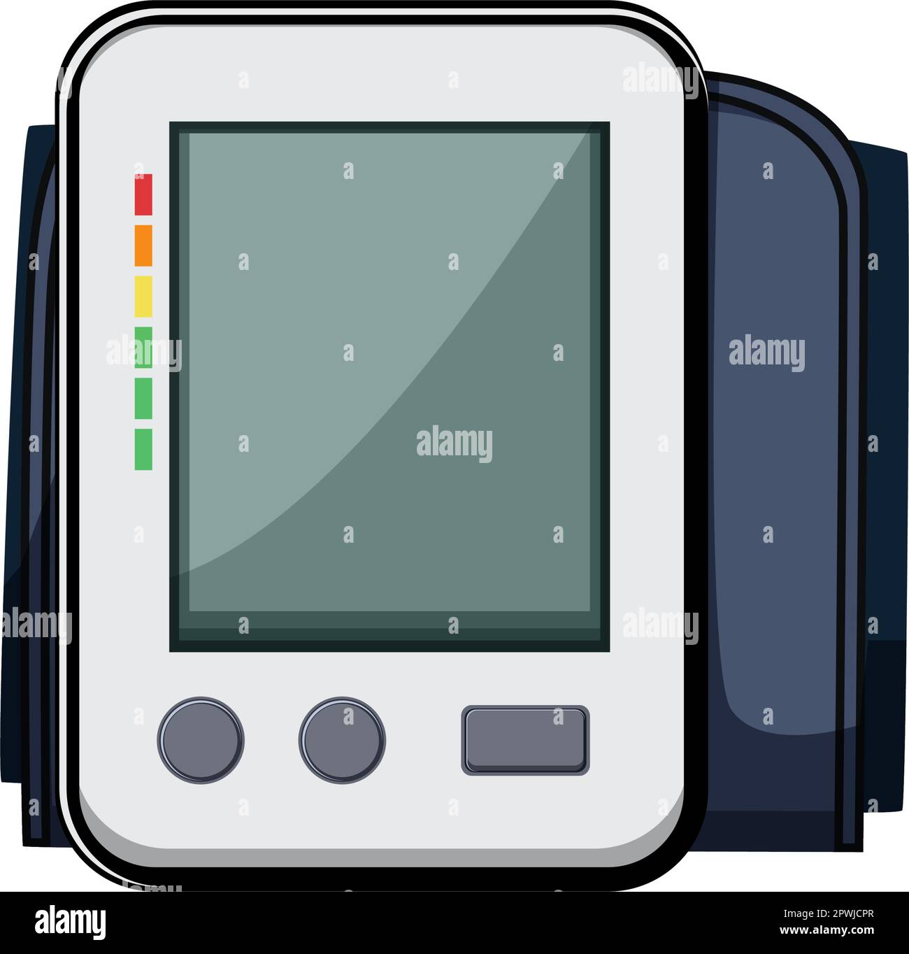 hypertension blood pressure monitor cartoon. health hecare, pulse ...