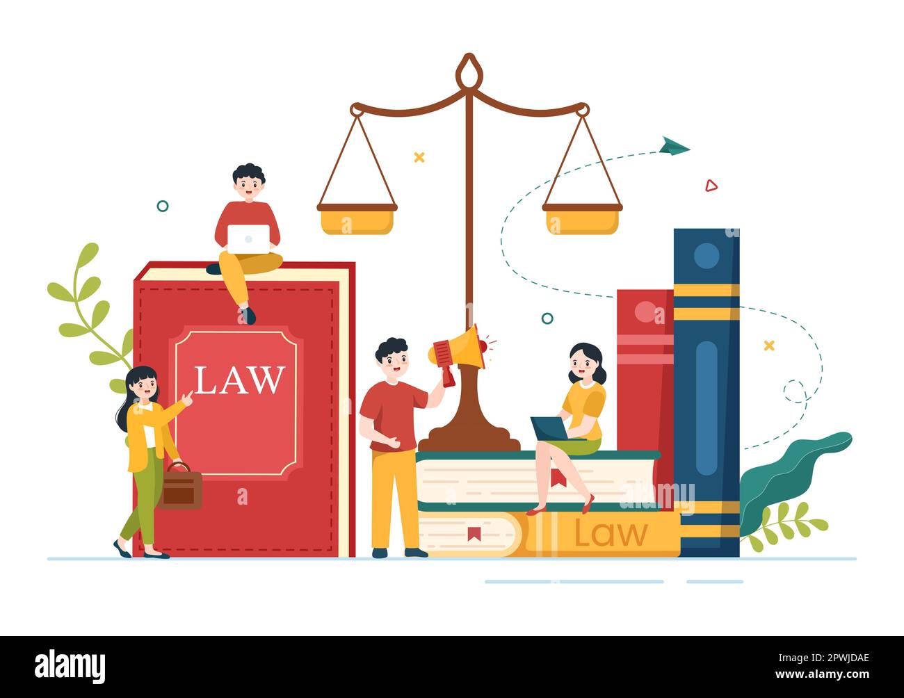 Law Firm Services with Justice, Legal Advice, Judgement and Lawyer ...