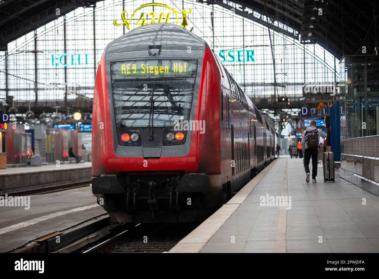 Cologne, Germany. 01st May, 2023. A regional train stands on the ...
