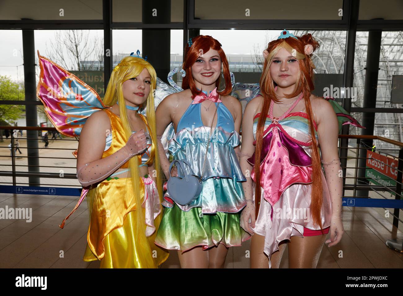 Cosplayer bei der Manga-Comic-Con auf der Leipziger Buchmesse 2023 ...