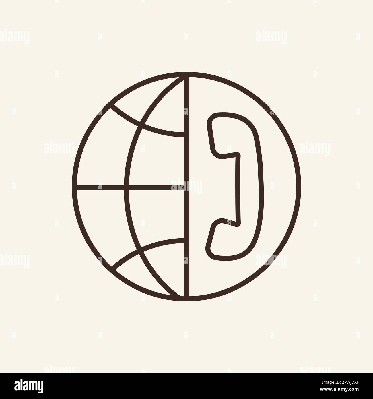 International call line icon Stock Vector Image & Art - Alamy