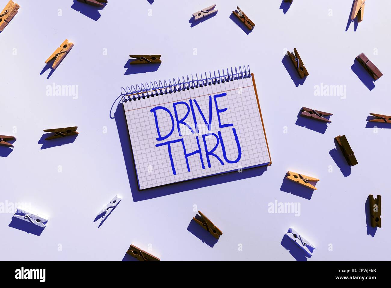 Writing displaying text Drive Thru, Business idea place where you can ...