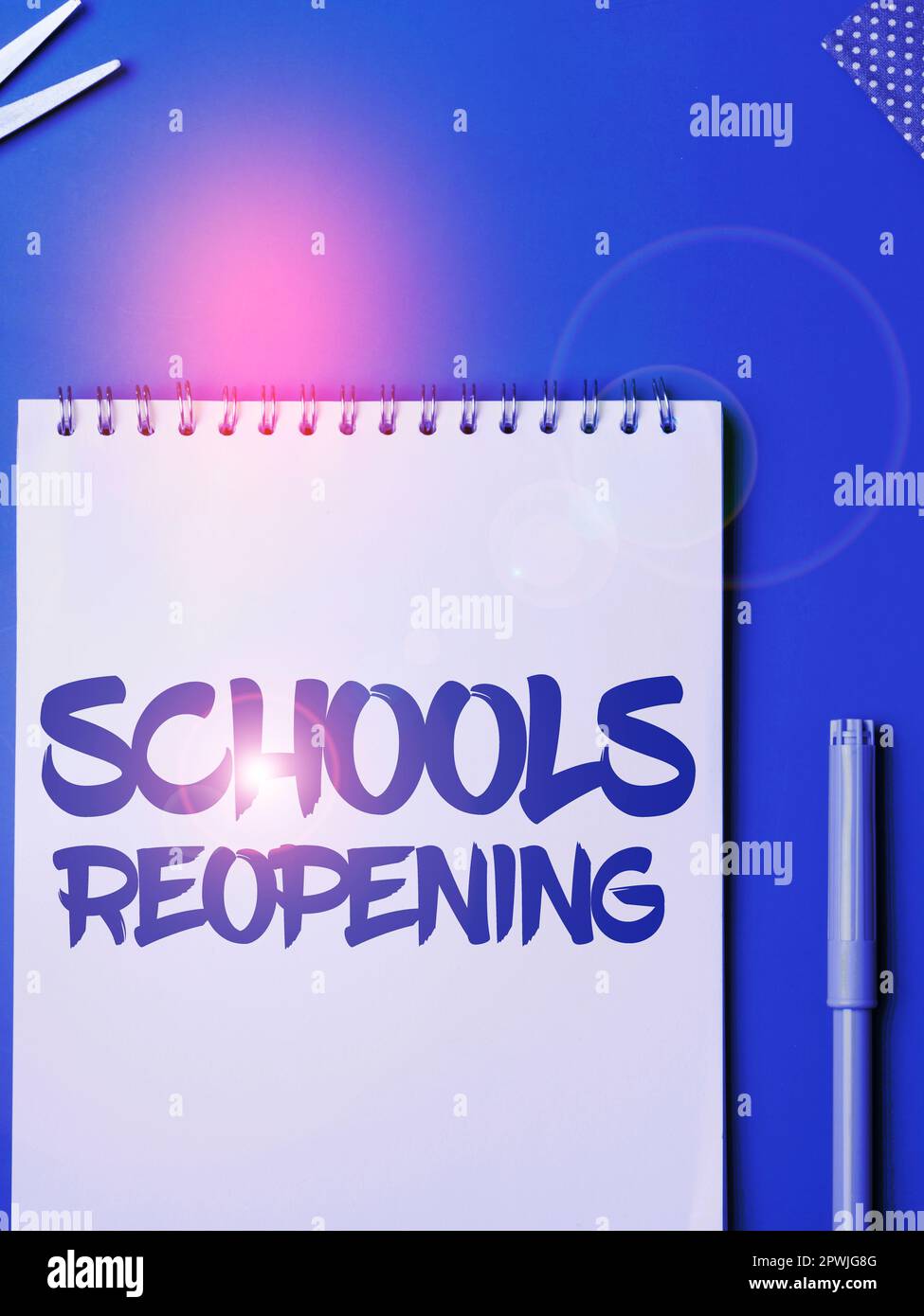 Sign displaying Schools Reopening, Business showcase classes are over ...