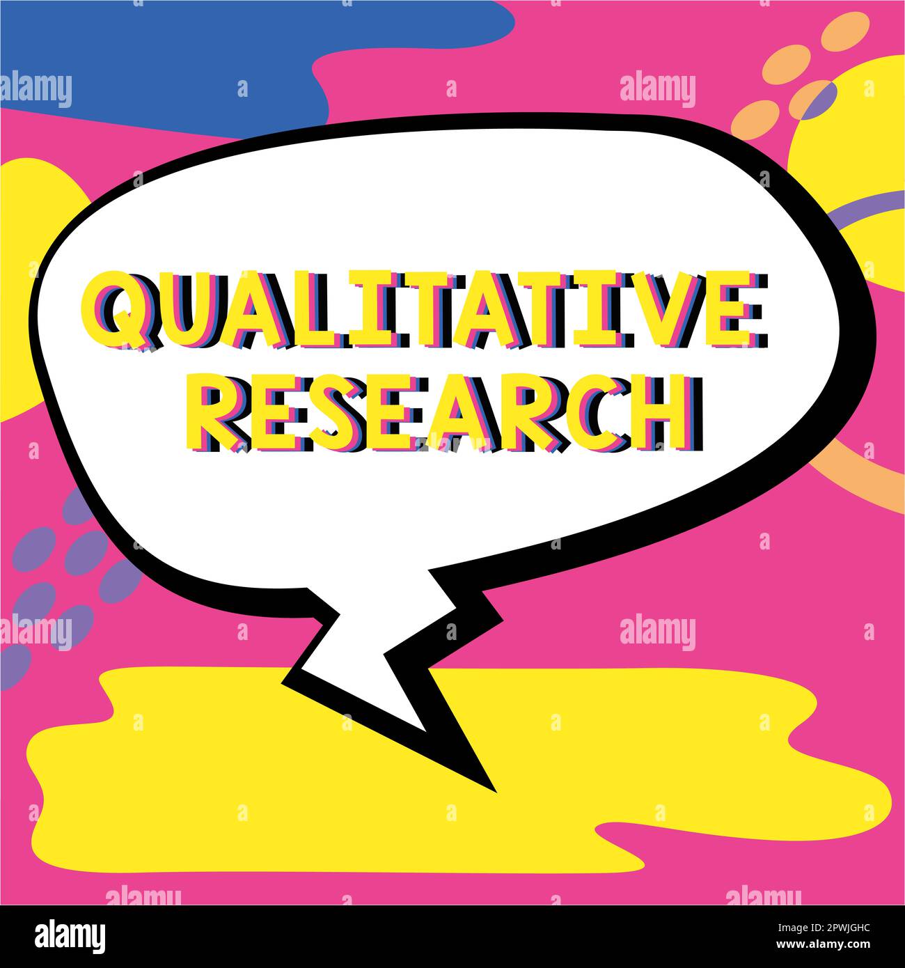 Writing displaying text Qualitative Research, Word for Certified to ...