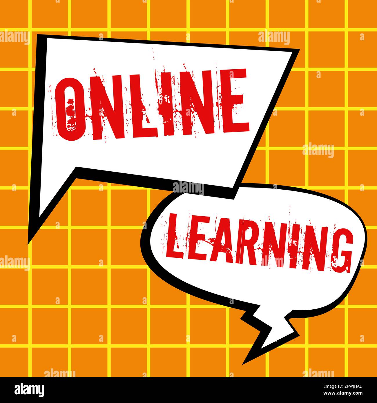 Text caption presenting Online Learning, Internet Concept Larning with ...