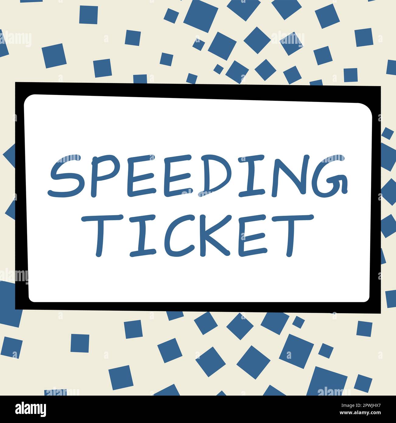 Writing displaying text Speeding Ticket, Business showcase ...
