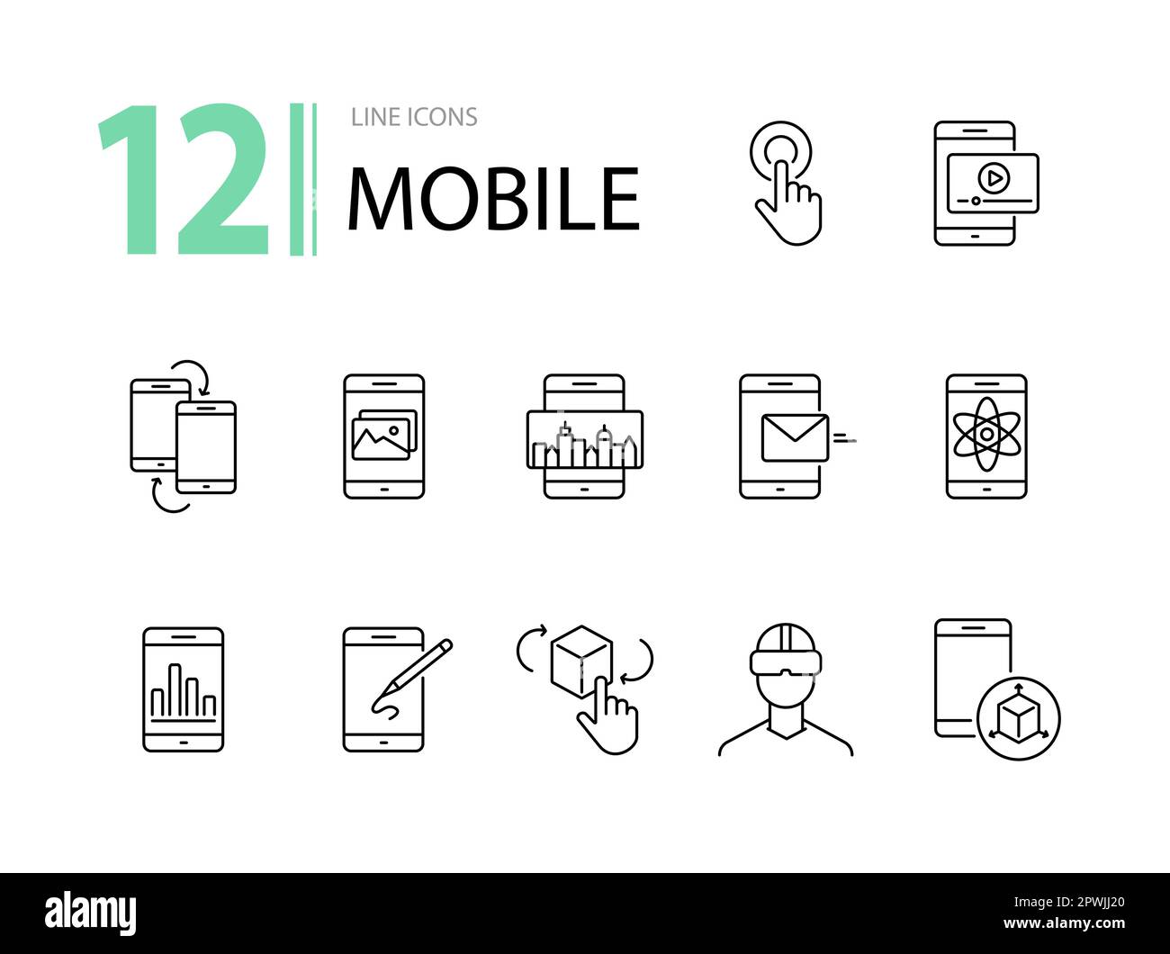 Vr phone mobile gaming Cut Out Stock Images & Pictures - Alamy