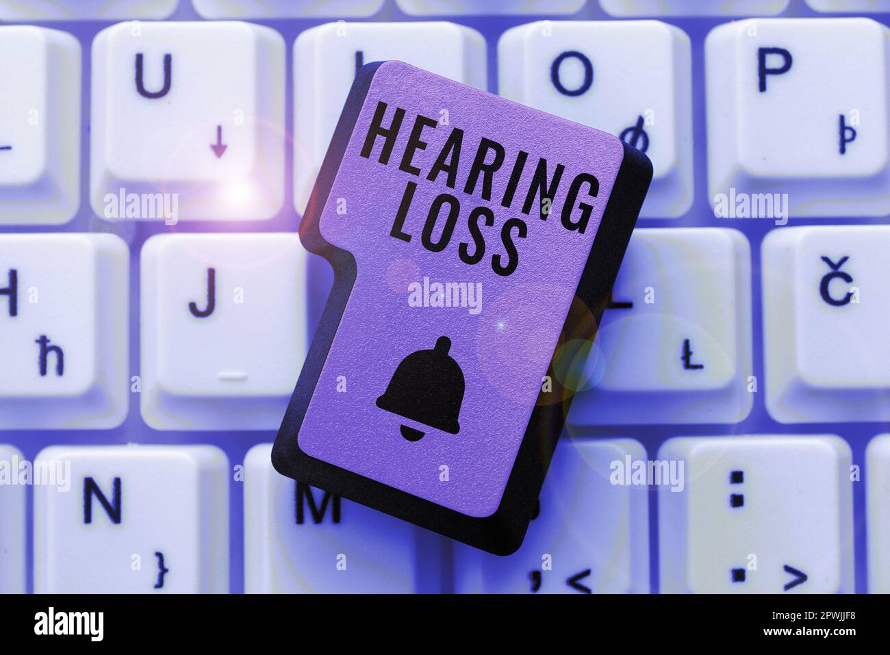 Text caption presenting Hearing Loss, Concept meaning is partial or ...