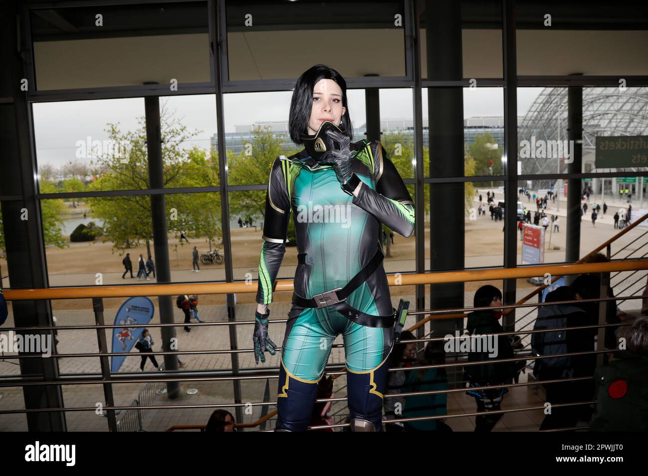 Cosplayer bei der Manga-Comic-Con auf der Leipziger Buchmesse 2023 ...
