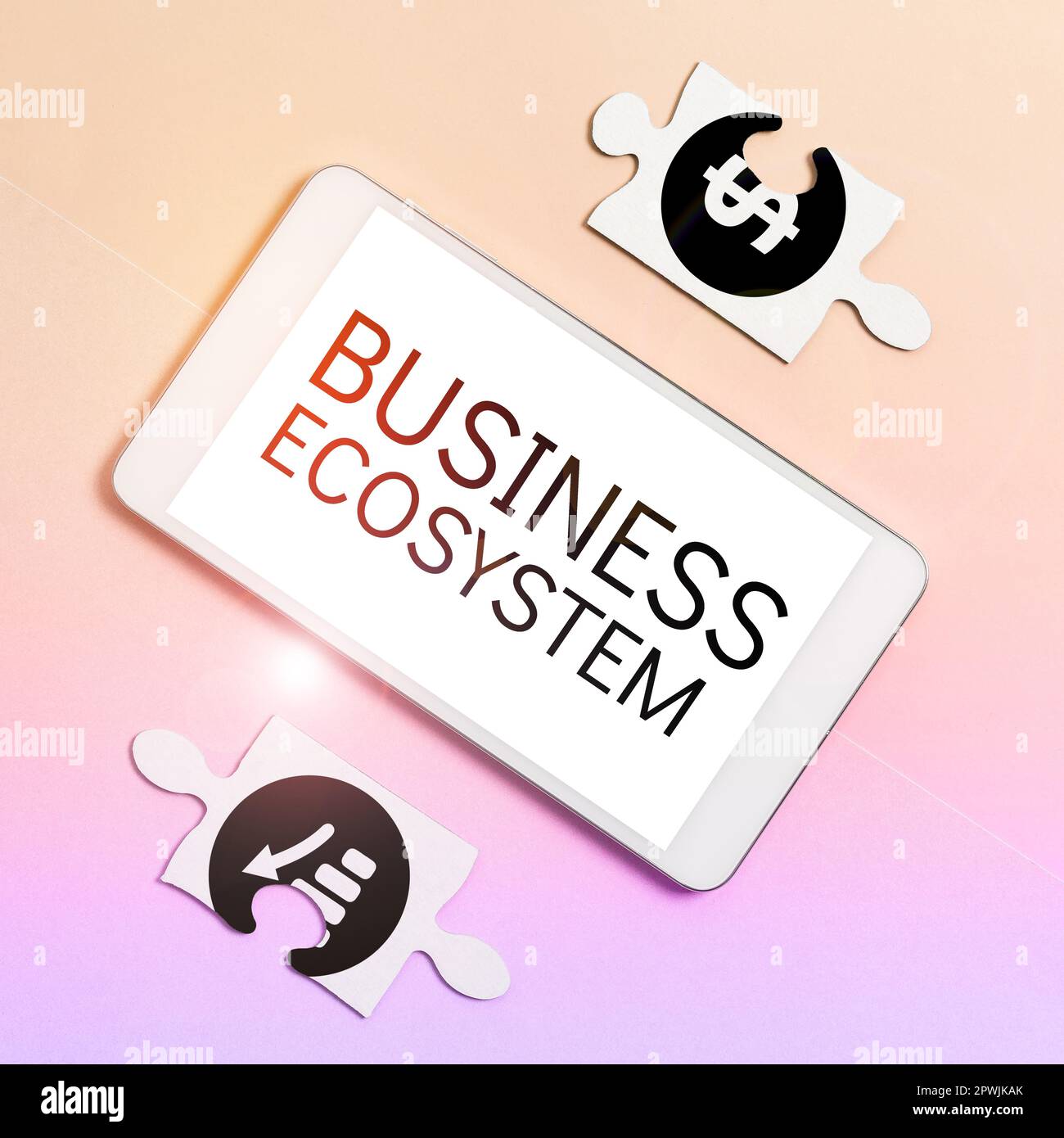 Conceptual display Business Ecosystem, Business approach Develop and ...